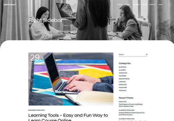 Landing – SkillStream